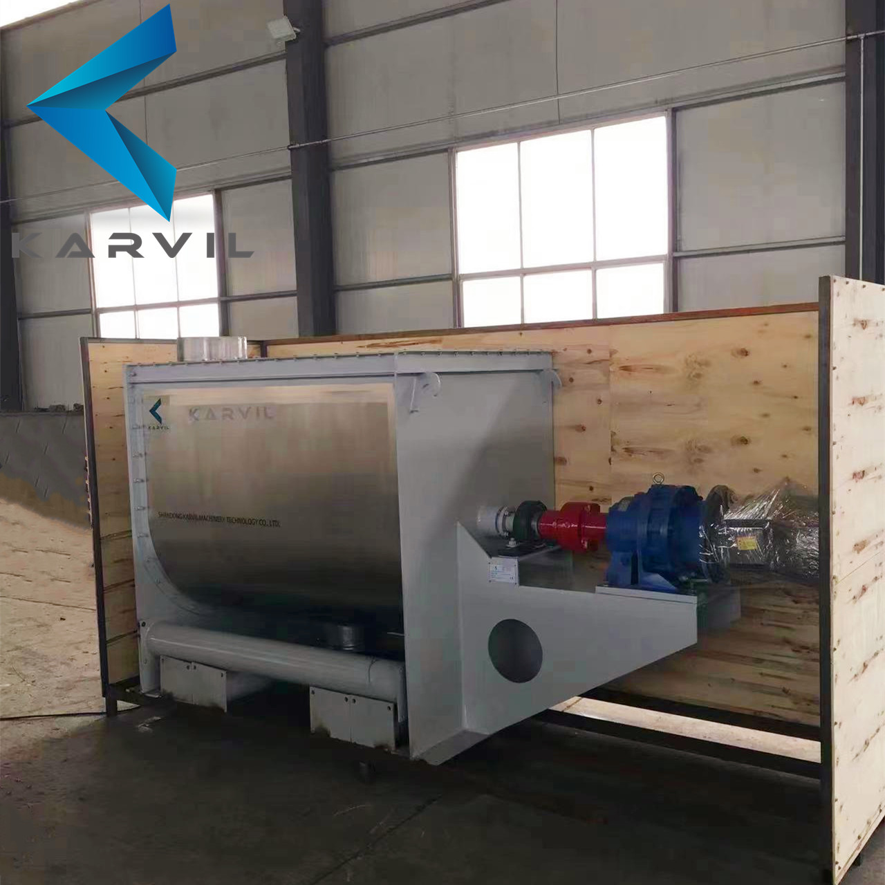 Double Helix Horizontal Powder Mixer from China manufacturer - Karvil ...